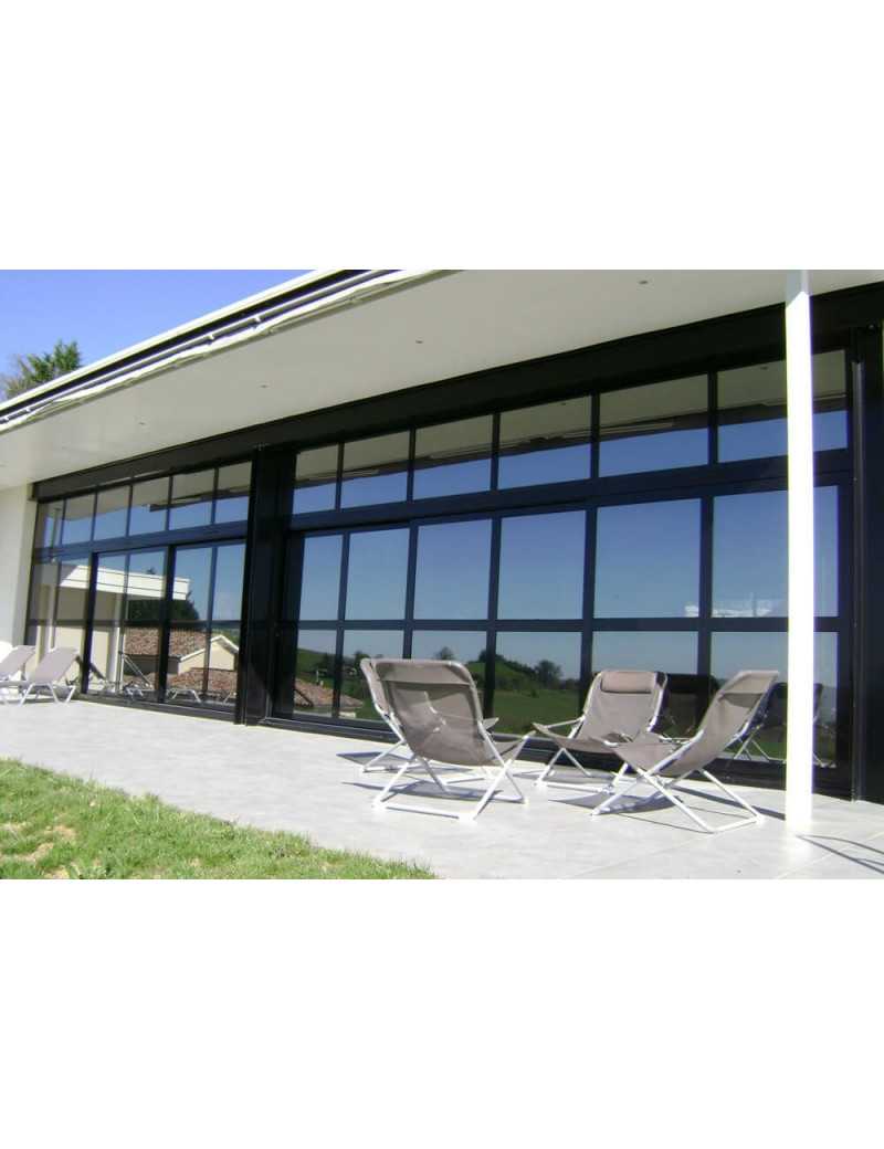 Inox 25 Extérieur - Film réfléchissant aspect inox